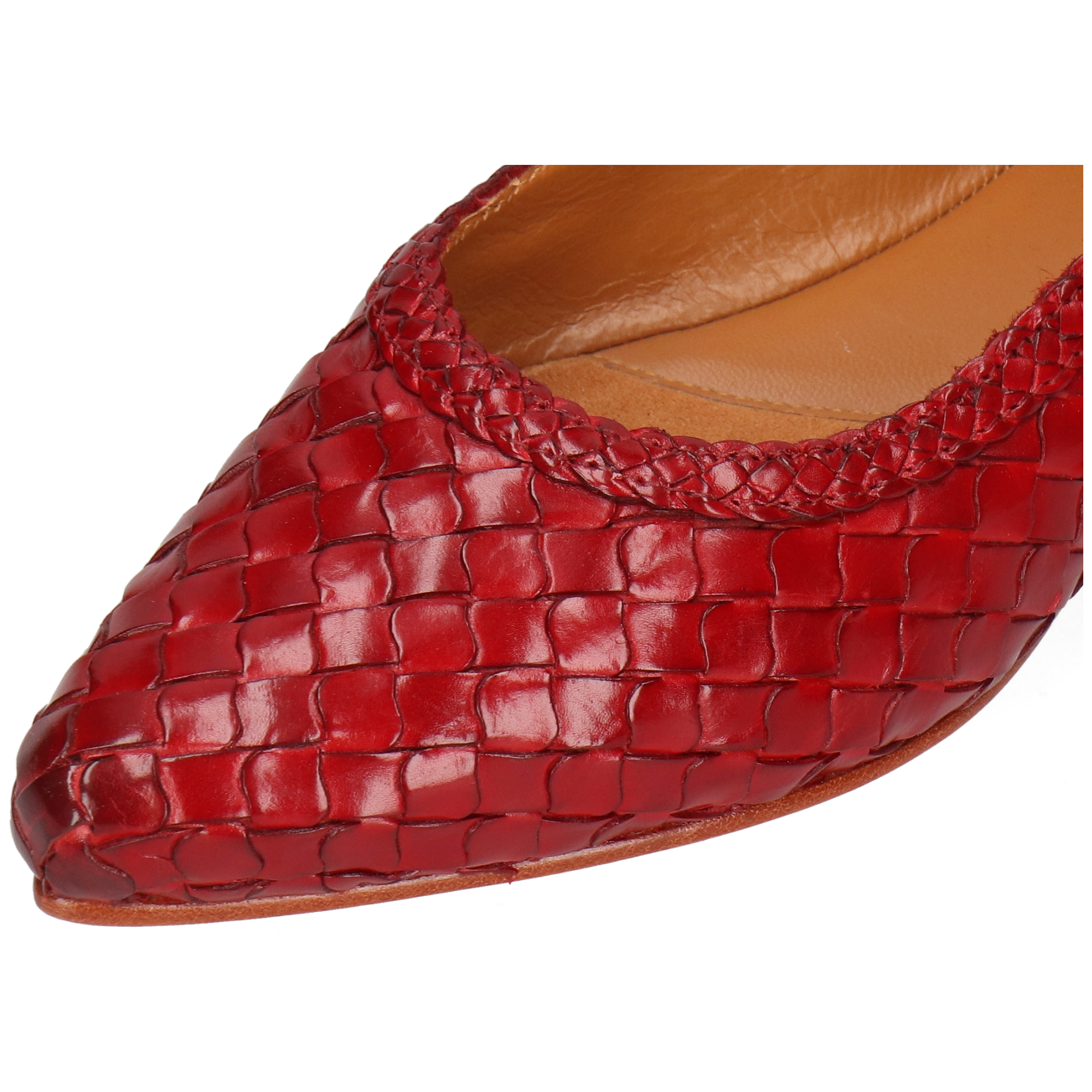 Alexa 49 Crust Woven Red – Melvin & Hamilton